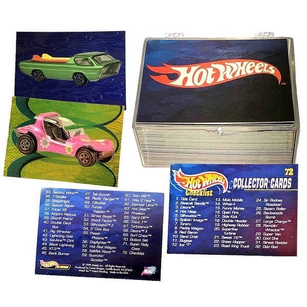 72 Hot Wheels Collector Cards | CollectiblesAndMoreInStore
