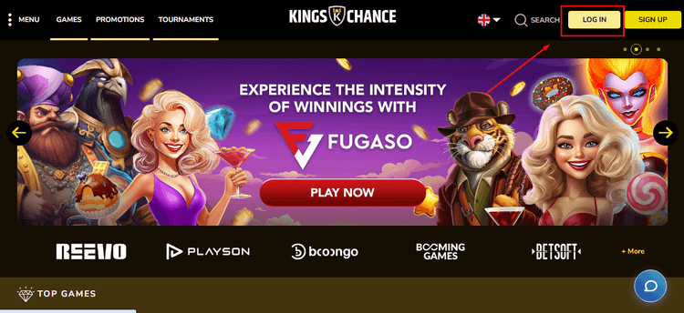 Kings Chance Casino | Avis & Bonus sans dépôt [25€ gratuits]