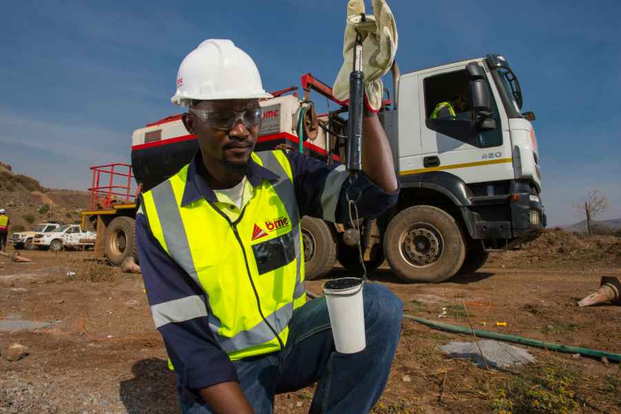 On-site testing and emulsions solution for reactive ground | BME