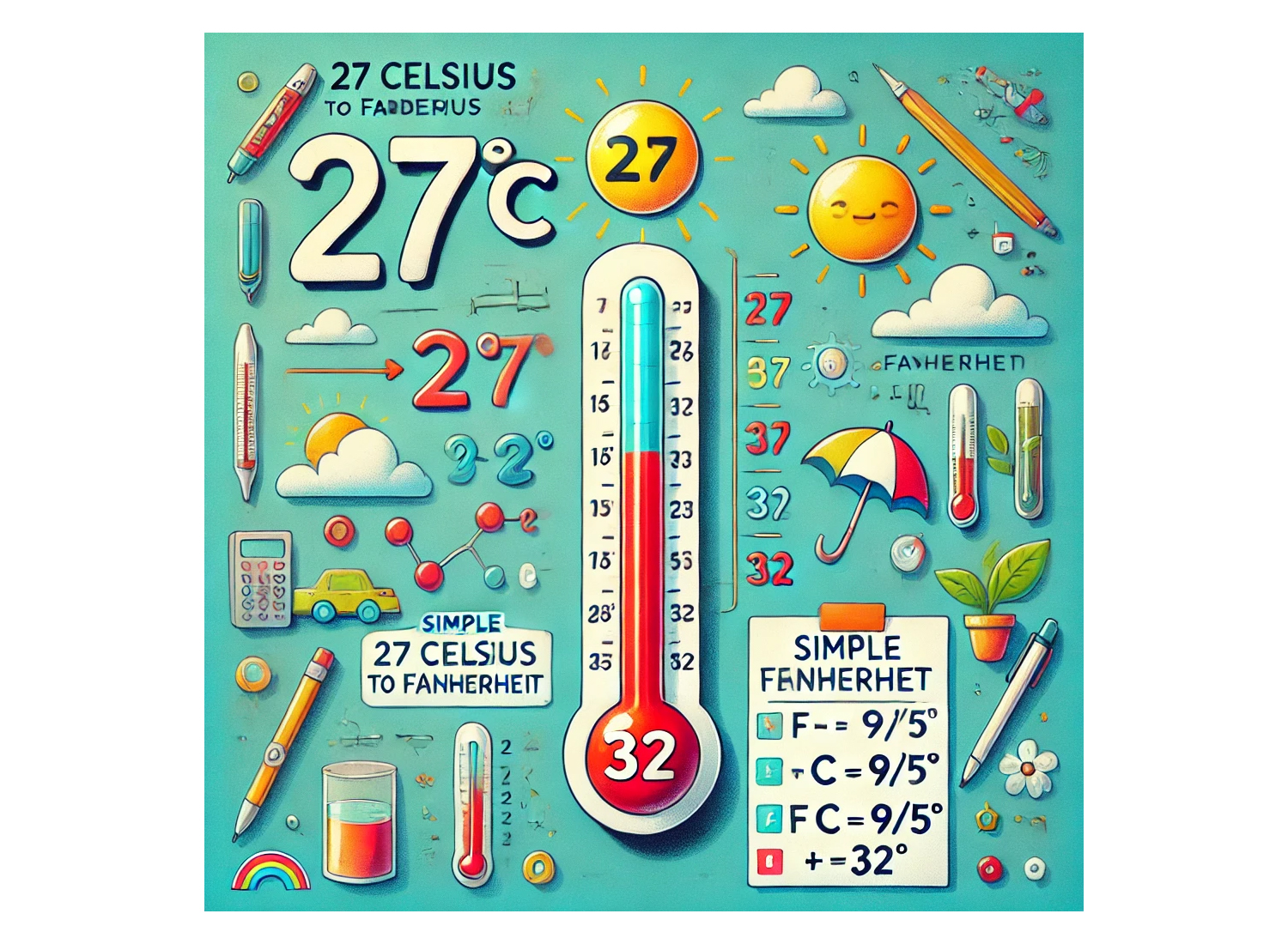 27 Celsius to Fahrenheit: Conversion Guide [Easily Solved]