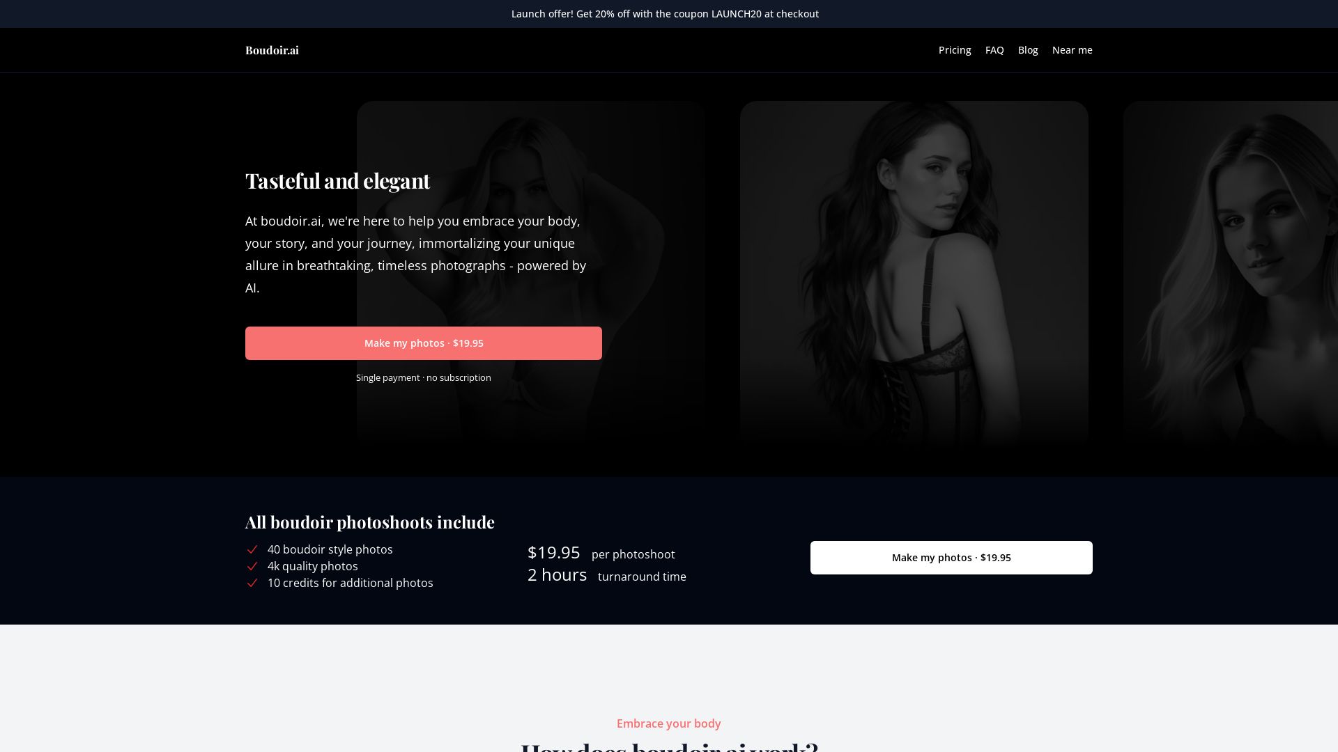 Boudoir.ai | Enhance Your Intimate Photos | Futureen