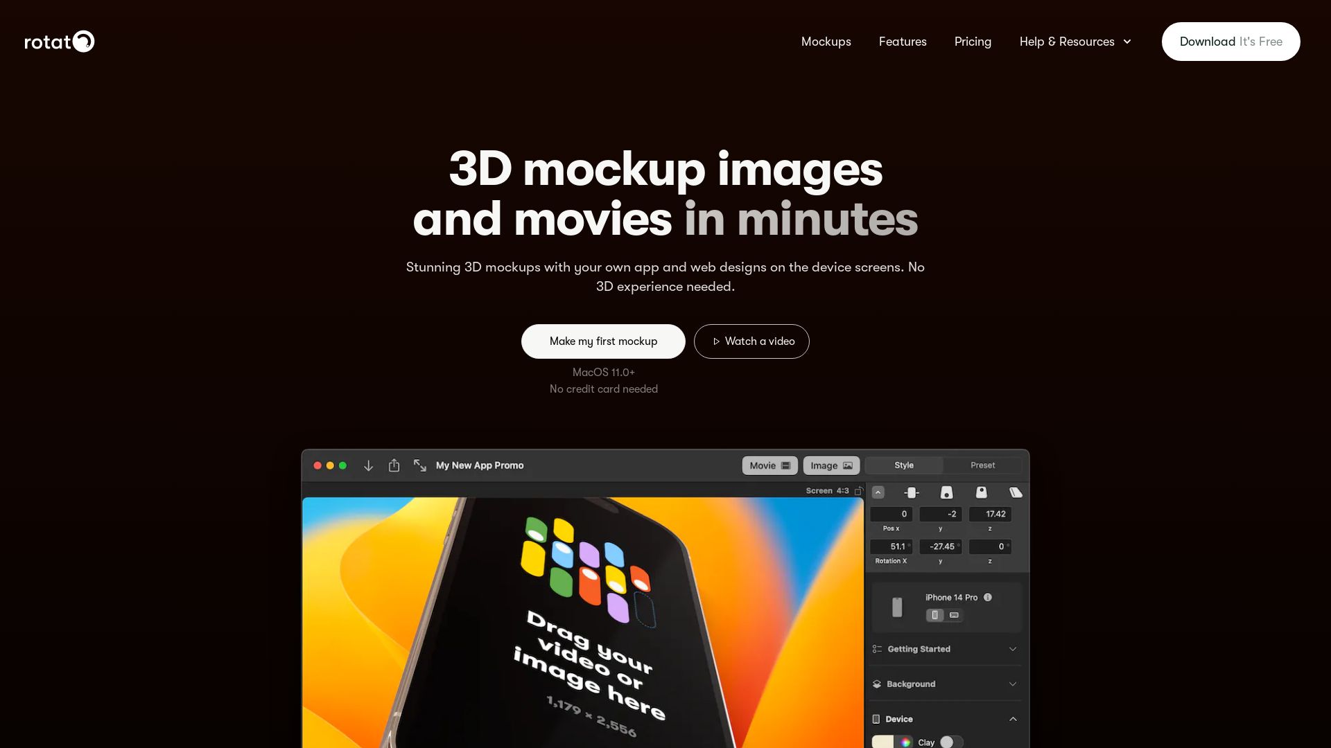 Rotato | 3D Mockup Generator and Animator | Futureen