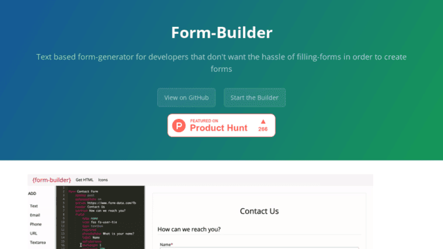 Form-Builder | Easy form generation for developers | Futureen
