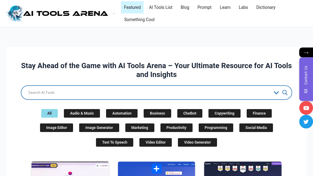 AI Tools Arena | Boost Your Workflow with AI | Futureen