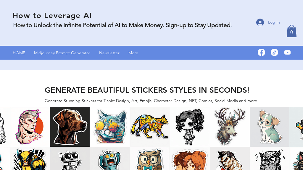 Sticker Prompt Generator | 10 Art AI Styles to Try Out! | Futureen