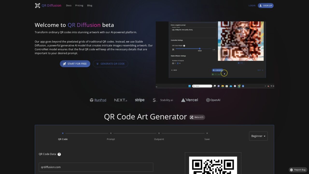 QR Diffusion | Free QR Code Art Generator | Futureen