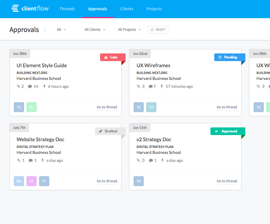 ClientFlow. Outil de suivi des projets clients - Les Outils Collaboratifs