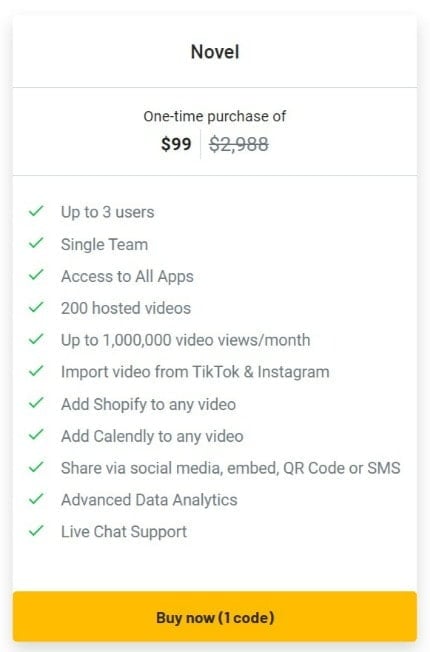 Novel Lifetime Deal | Lifetimo.com