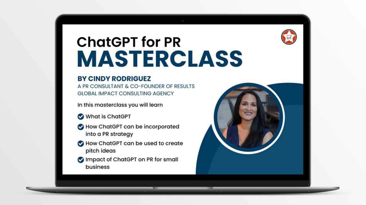 ChatGPT For PR Masterclass | Lifetime Access | Lifetimo.com