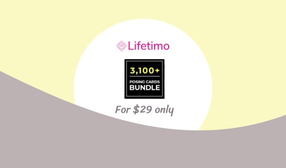 3,100+ Portrait Photography Poses Cards Lifetime Bundle | Lifetimo.com