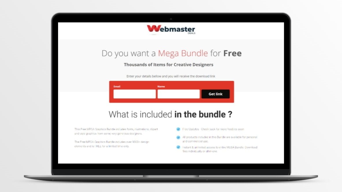 Free MEGA Graphics Bundle | 9000+ Design Elements | Lifetimo.com