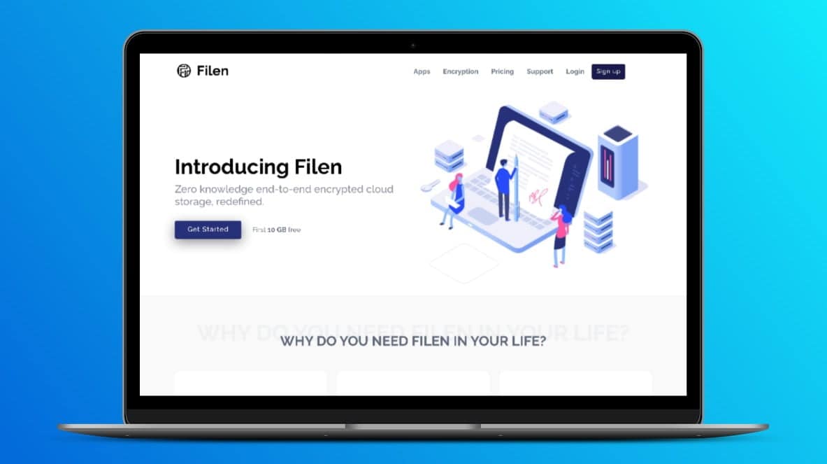 Filen 10 GB Storage Free for Life 🚀 End-to-end Encrypted Cloud Storage ...