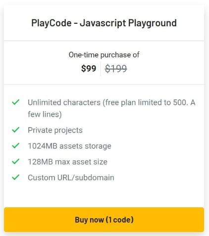 PlayCode Lifetime Deal | Lifetimo.com