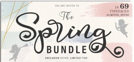 Spring Fonts Lifetime Bundle Deal | Lifetimo.com