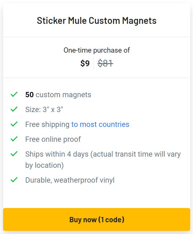 Sticker Mule Custom Magnets Lifetime Deal | Lifetimo.com