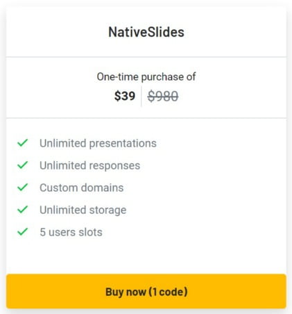 NativeSlides Lifetime Deal | Lifetimo.com