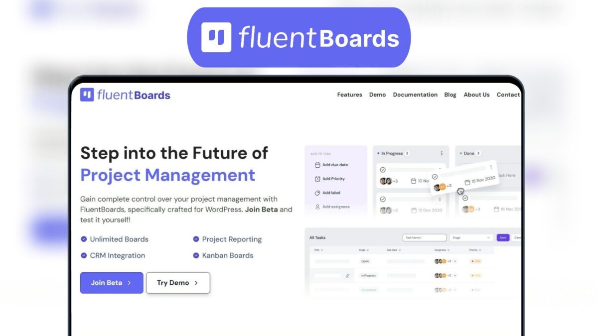FluentBoards Lifetime Deal ⚒ Project Management Plugin For WordPress | Lifetimo
