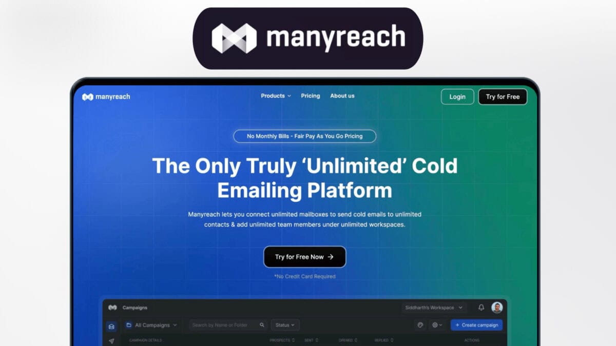 Manyreach Lifetime Deal 🚀 AI-powered Cold Emailing Platform | Lifetimo.com
