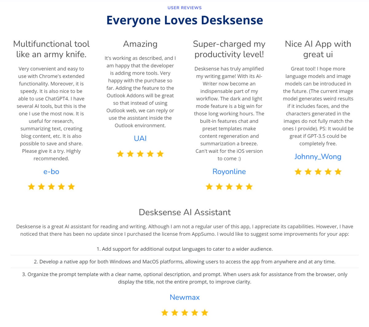 DeskSense Lifetime Deal 💡 Streamline Your Workflow with AI-Powered ...