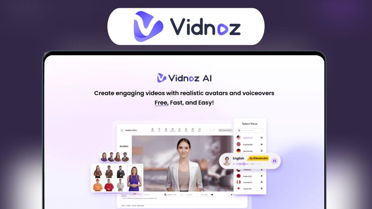 Vidnoz AI Suits with 15% Extra OFF – AI Avatars, Flex, Headshot Generator, Custom Avatar & Voice ...