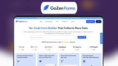 GoZen Forms Lifetime Deal 📝 No-Code Form Builder for All Needs | Lifetimo.com