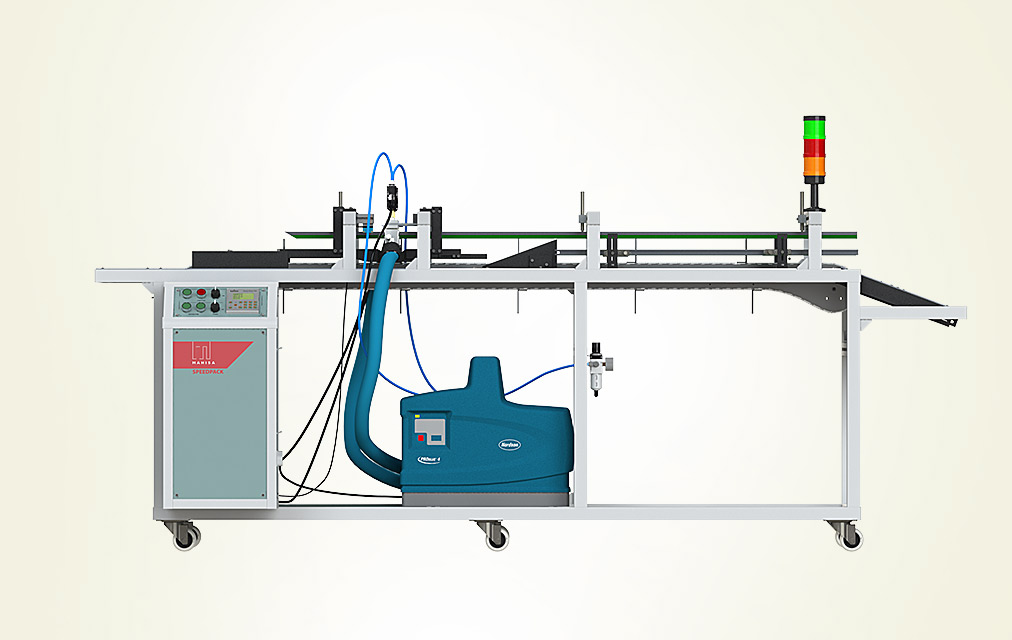 Automatic speedpack pasting machine manufacturers | Mahisa