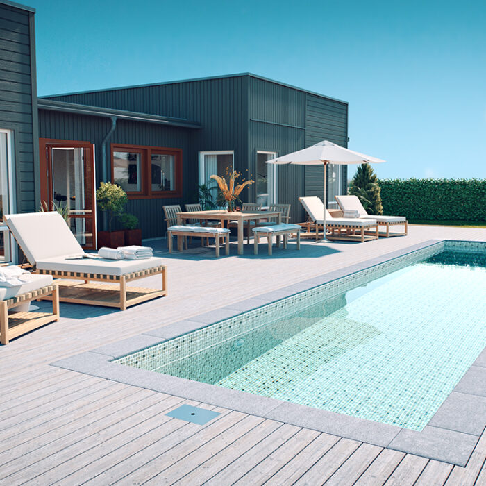 Pool ovan mark / Ovanmarkspool billigare än att gräva ned poolen