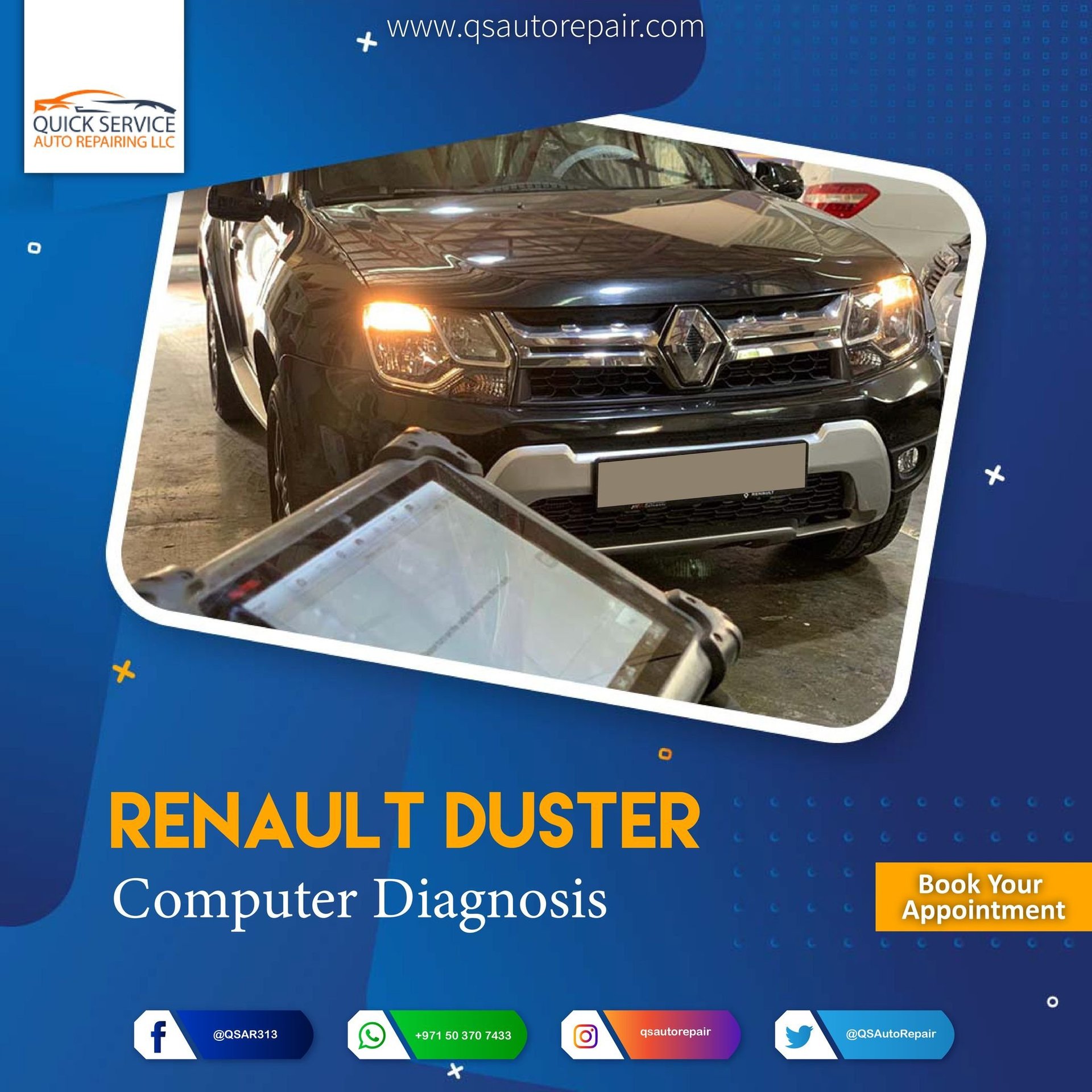 Car Computer Diagnostics Service Center In Dubai, UAE - Quick Service ...