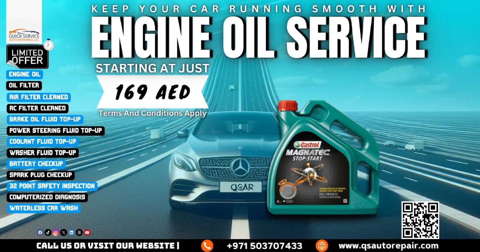 Oil Change Service | Car Oil Change Dubai - Quick Service Auto ...