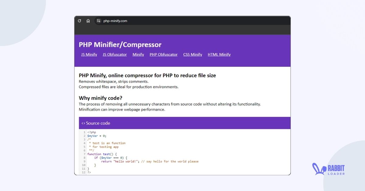 Minify PHP: Should you do it? The Helpful Tools For it?