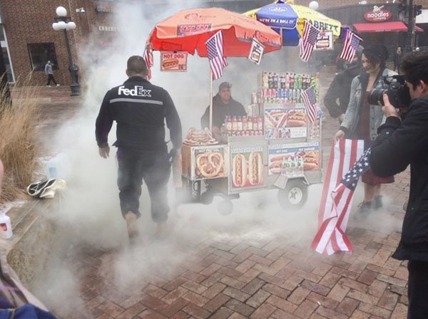 FedEx Guy That Extinguished The American Flag Gets His Day In Photoshop