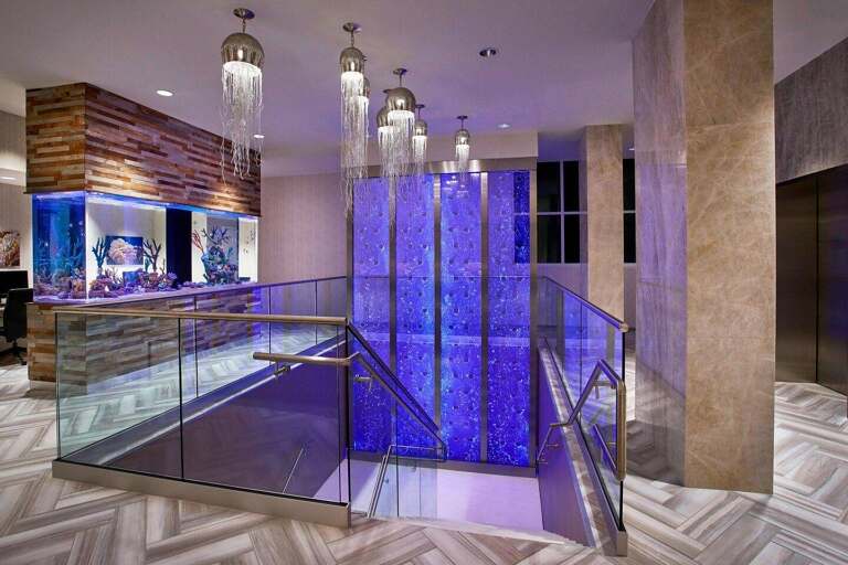 Custom Indoor Water Feature Gallery | Midwest Tropical