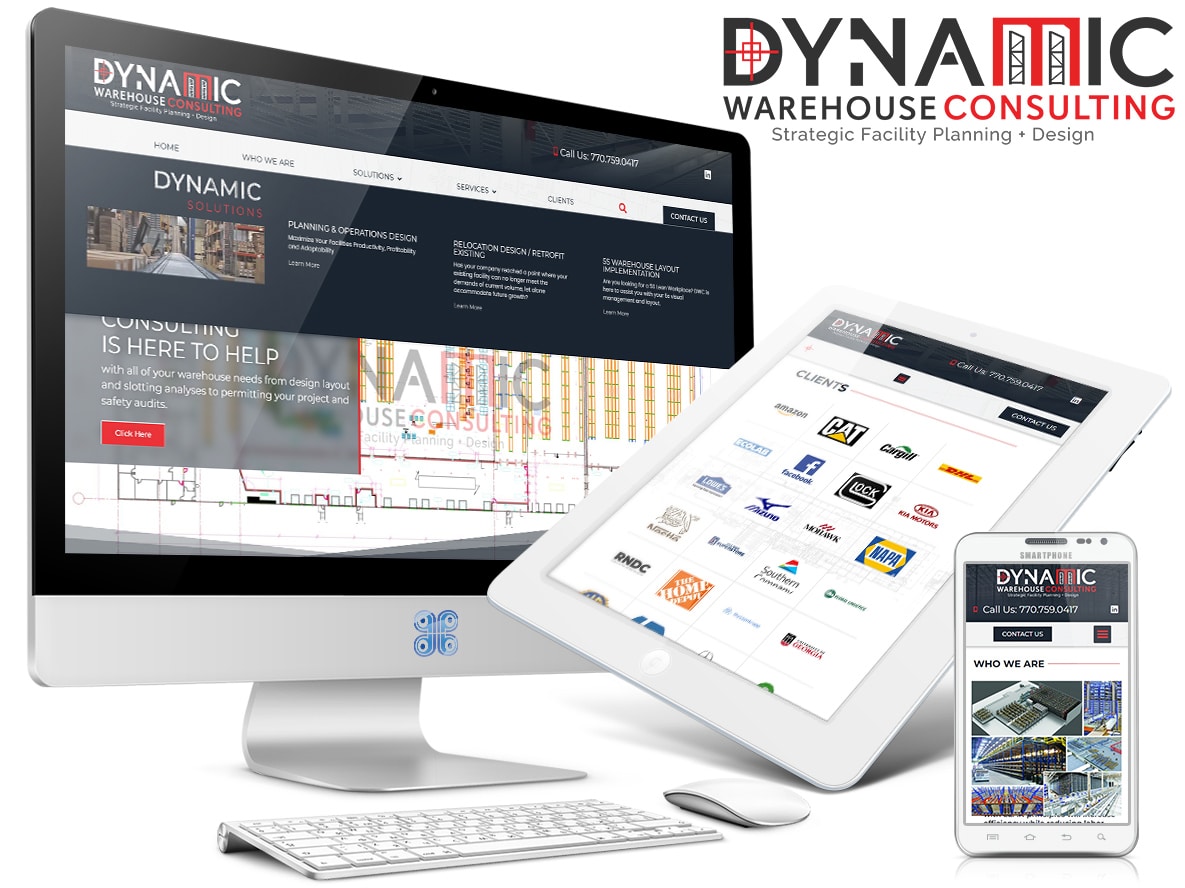 Dynamic Warehouse Consulting - Engineering Website Showcase