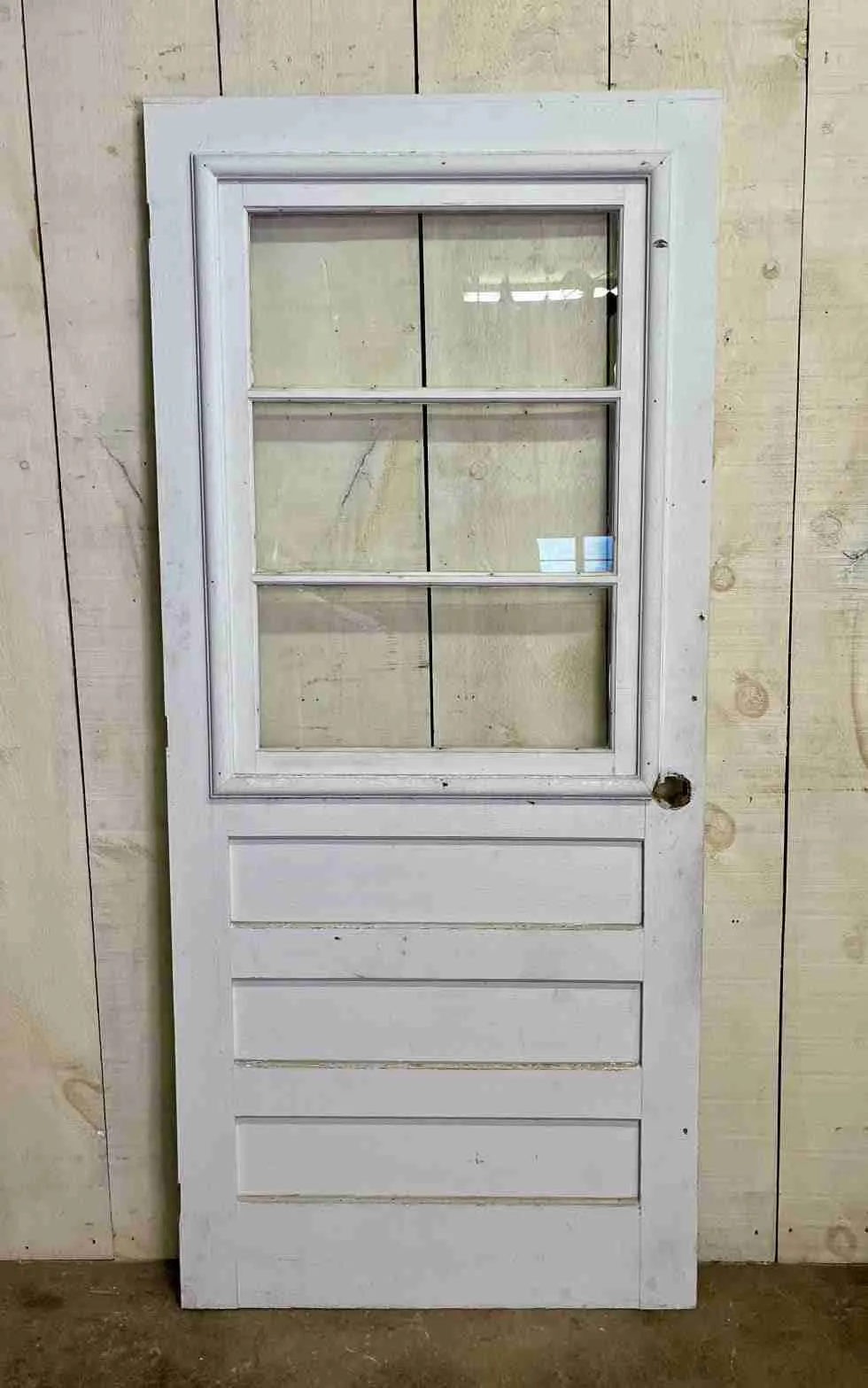 Antique Storm Door - 36 " wide - Historic House Salvage