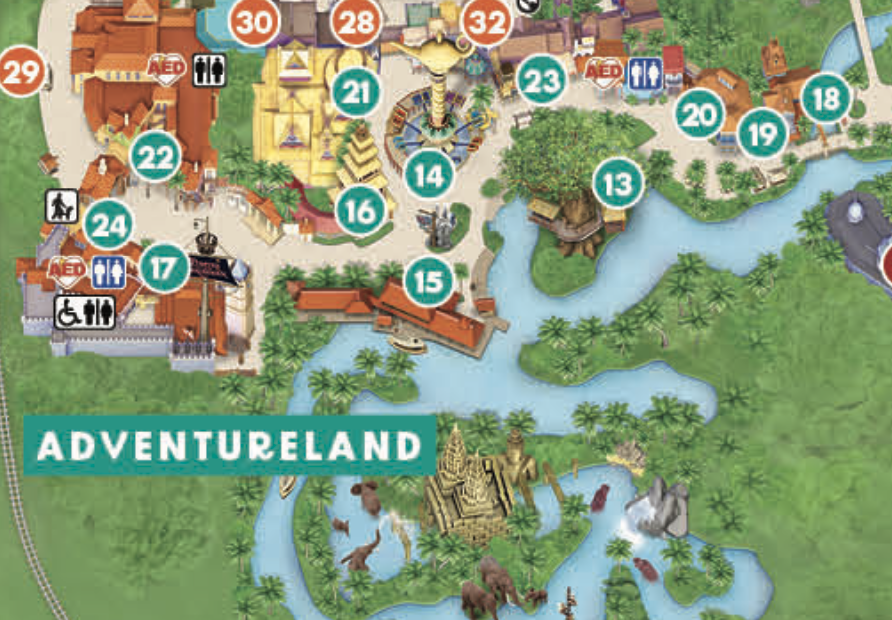 2024 Magic Kingdom Map - Walt Disney World - WDW Magazine