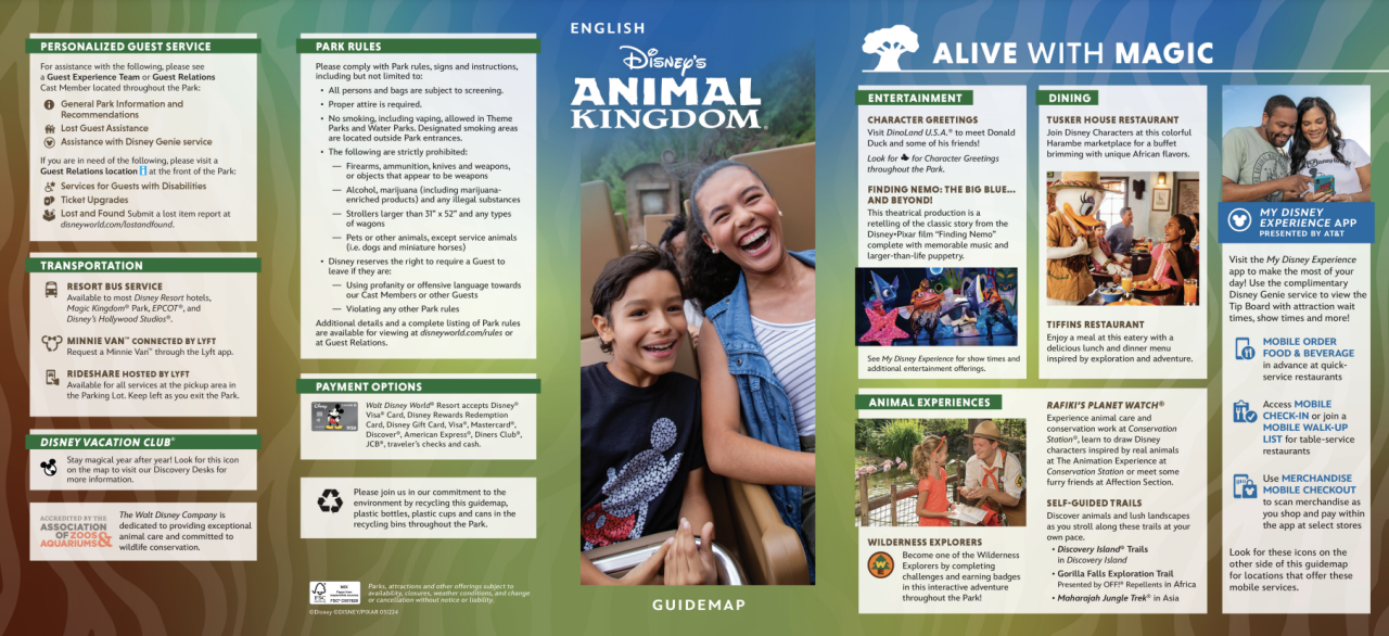2025 Animal Kingdom Map – Walt Disney World - WDW Magazine