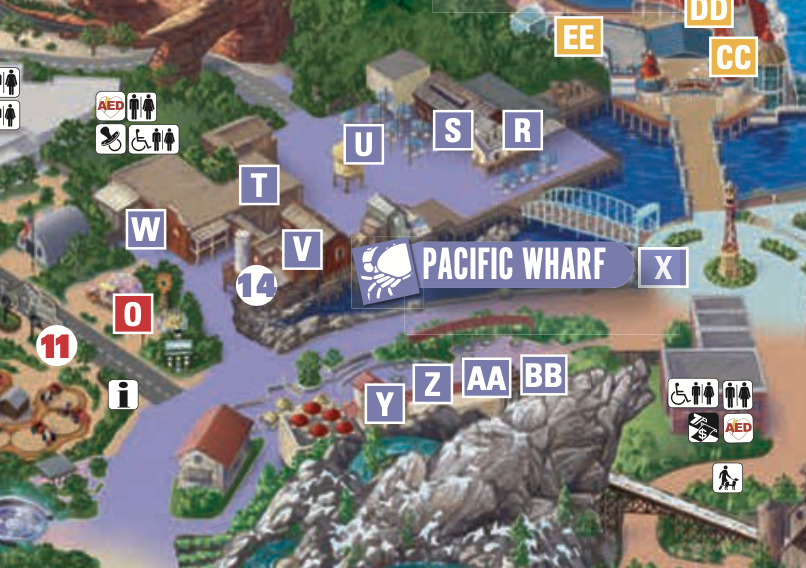 2024 Disney California Adventure Map - Disneyland Resort - WDW Magazine