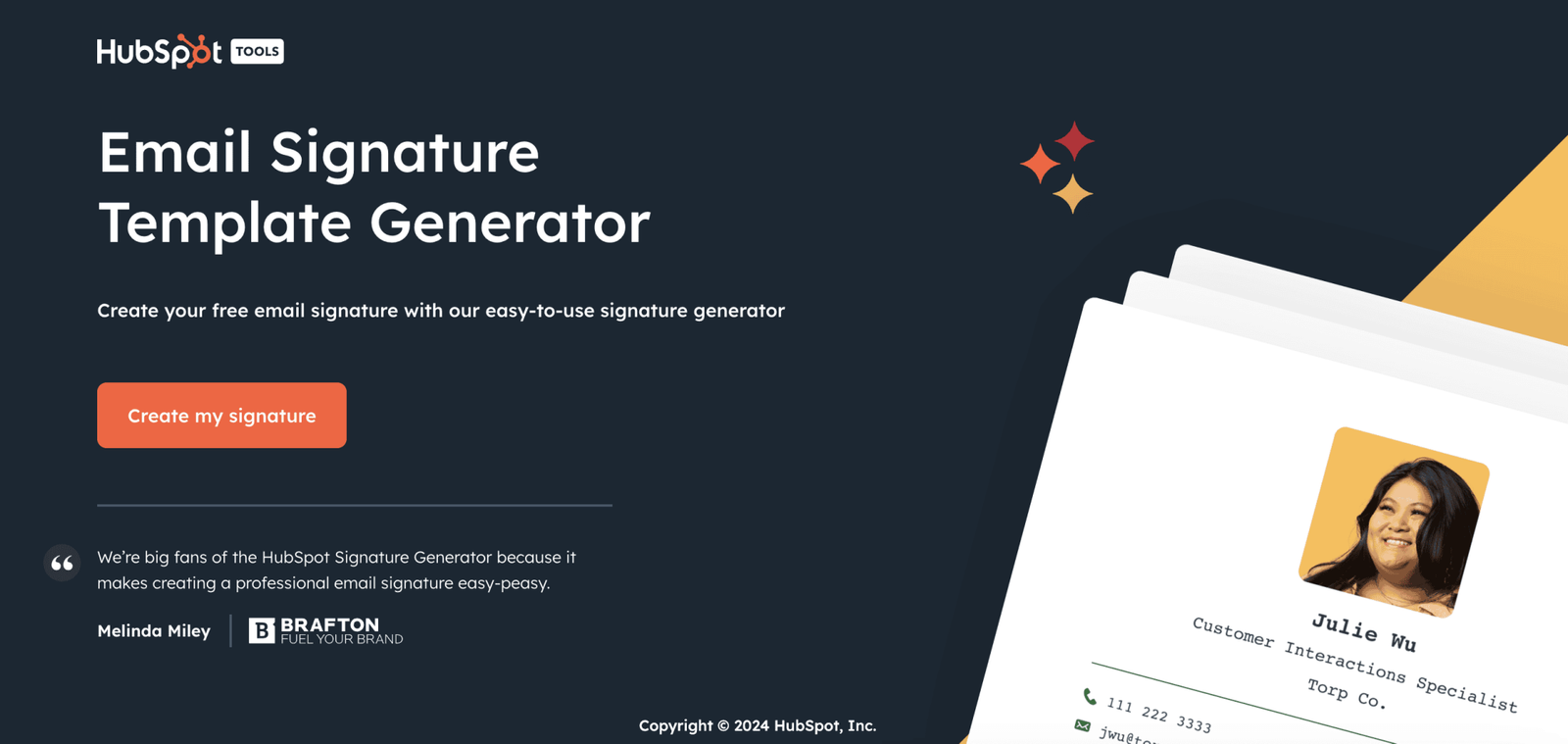 How To Use The HubSpot Email Signature Generator